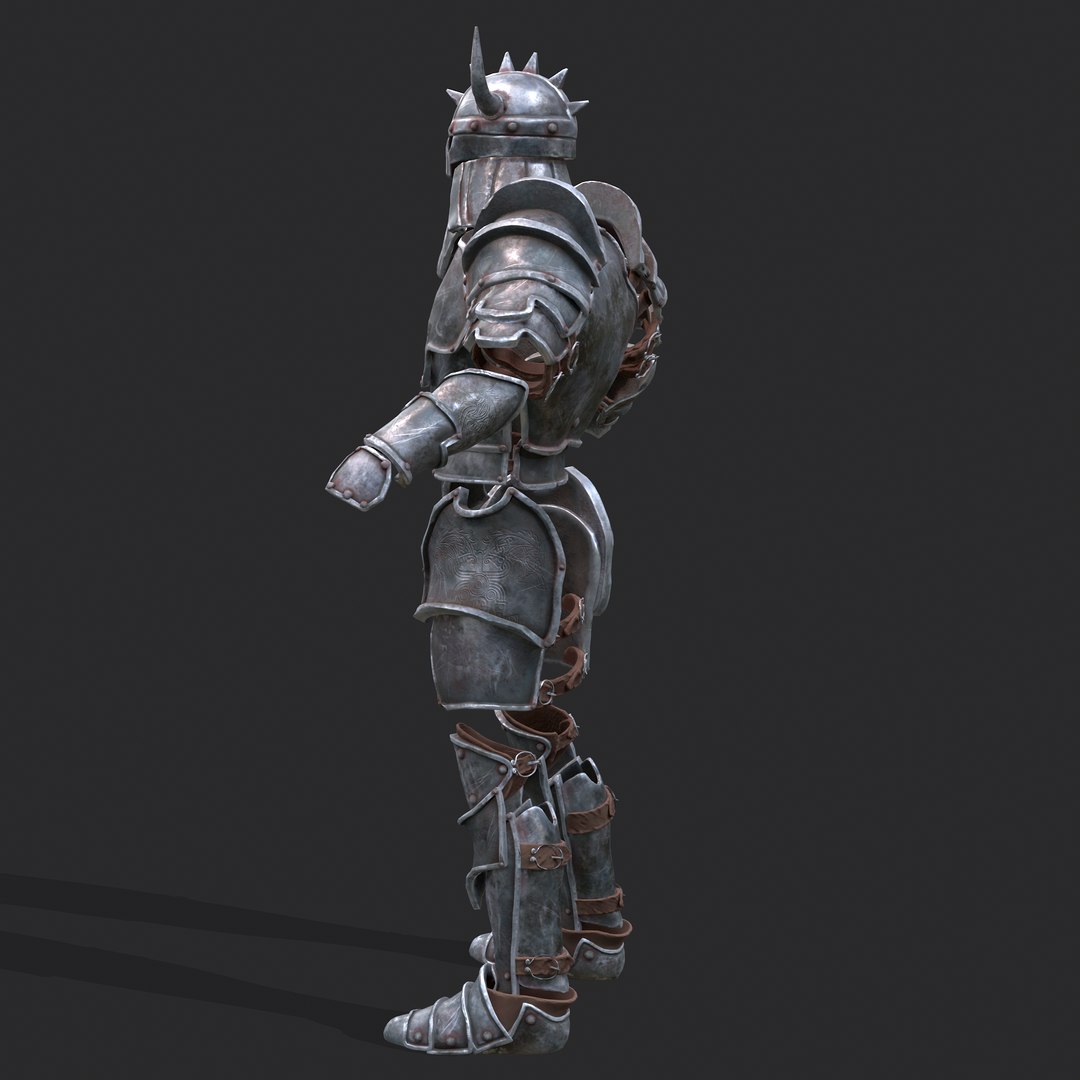 3D Fantasy Medieval Bearded Viking Armour model - TurboSquid 1955331