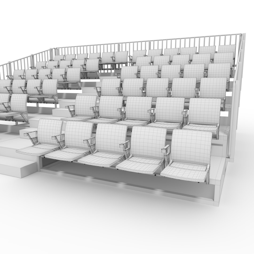 Bleachers 37 Model - TurboSquid 2360468