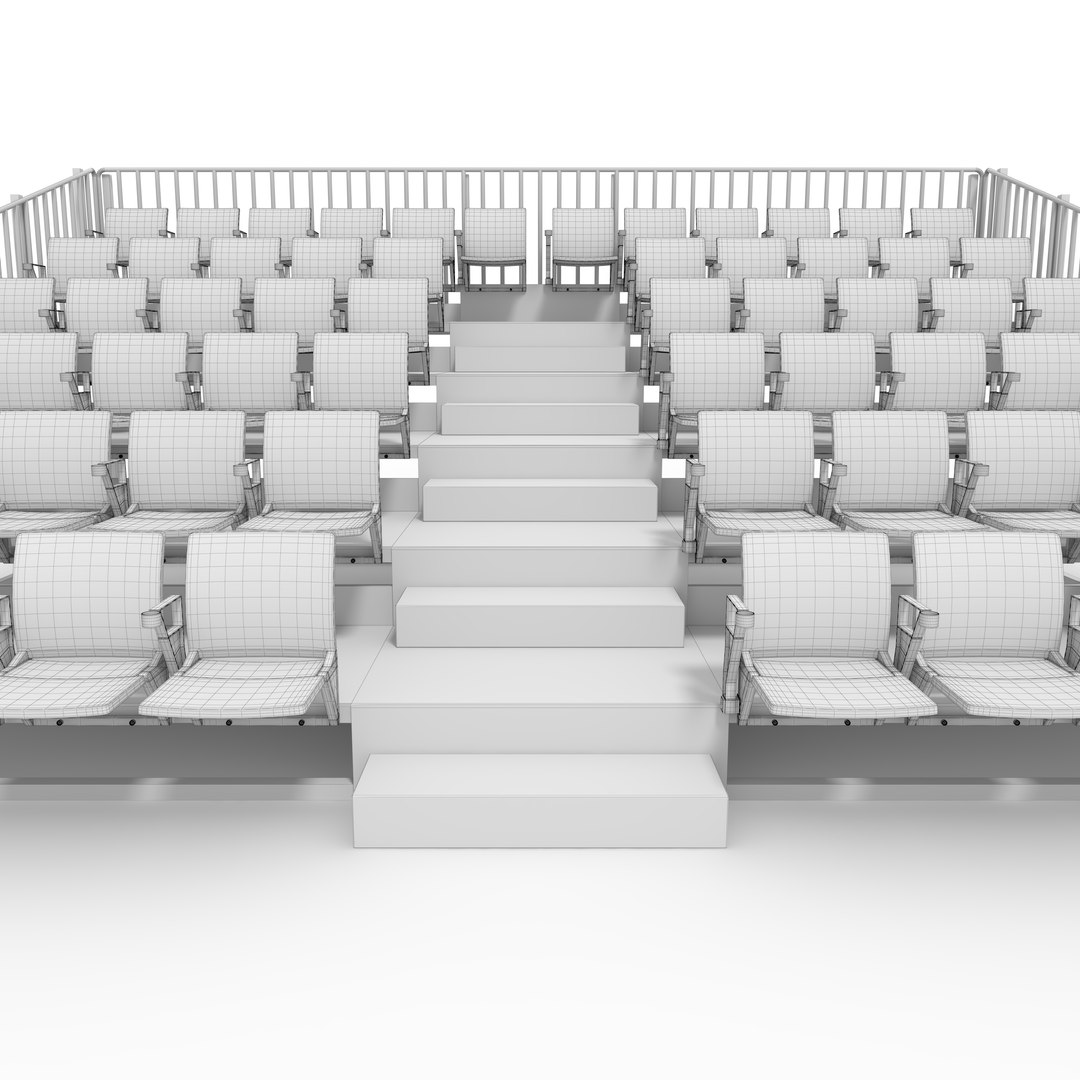 Bleachers 37 Model - TurboSquid 2360468