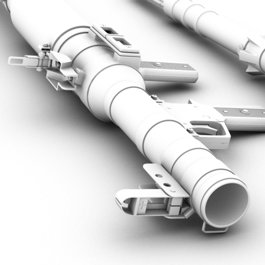 Rpg-7 Rocket 3d Model