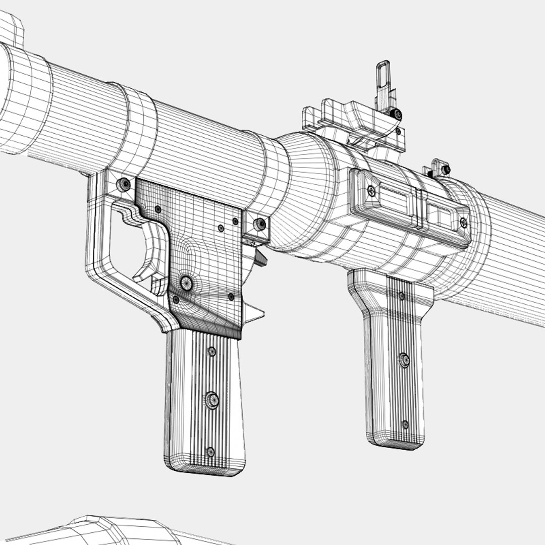 Rpg-7 Rocket 3d Model