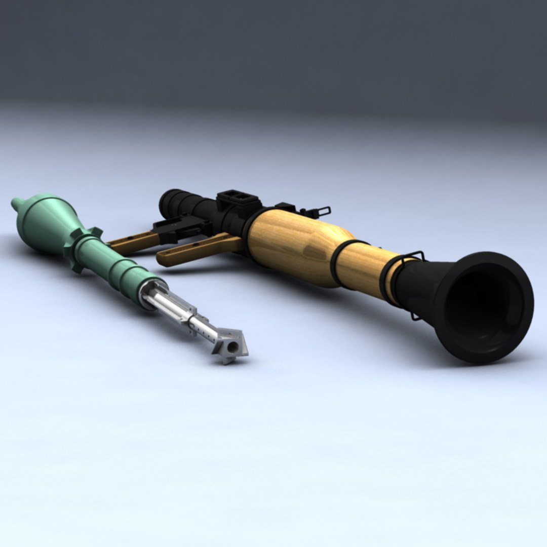 Rpg-7 Rocket 3d Model