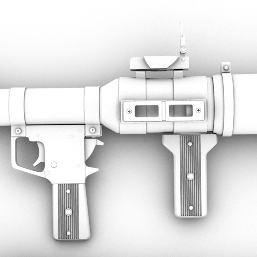 Rpg-7 Rocket 3d Model