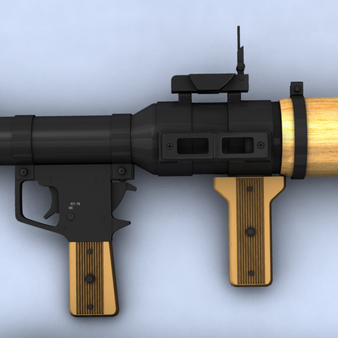 Rpg-7 Rocket 3d Model