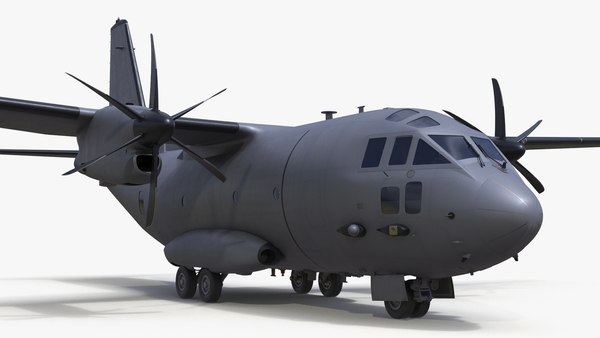 modelo 3d Avión multimisión con aparejo gris - TurboSquid 2296092