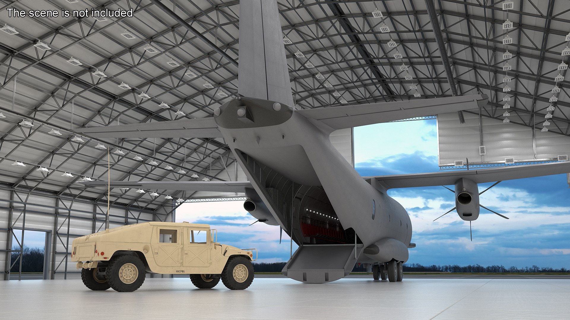 3D Multi-mission Aircraft Grey Rigged Model - TurboSquid 2296092