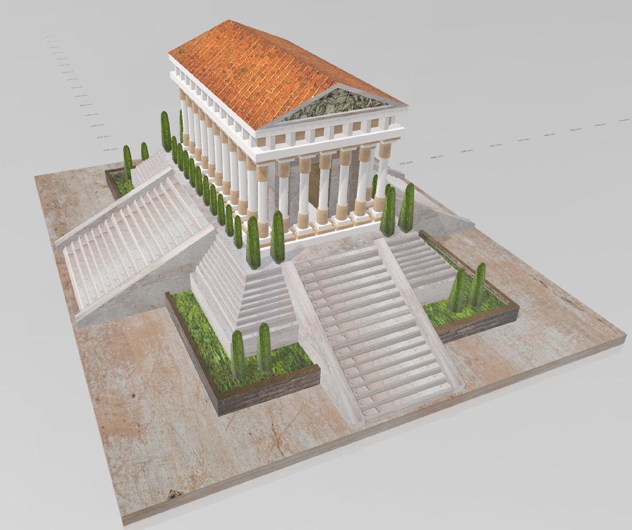 3D Temple of Artemis - TurboSquid 2009335