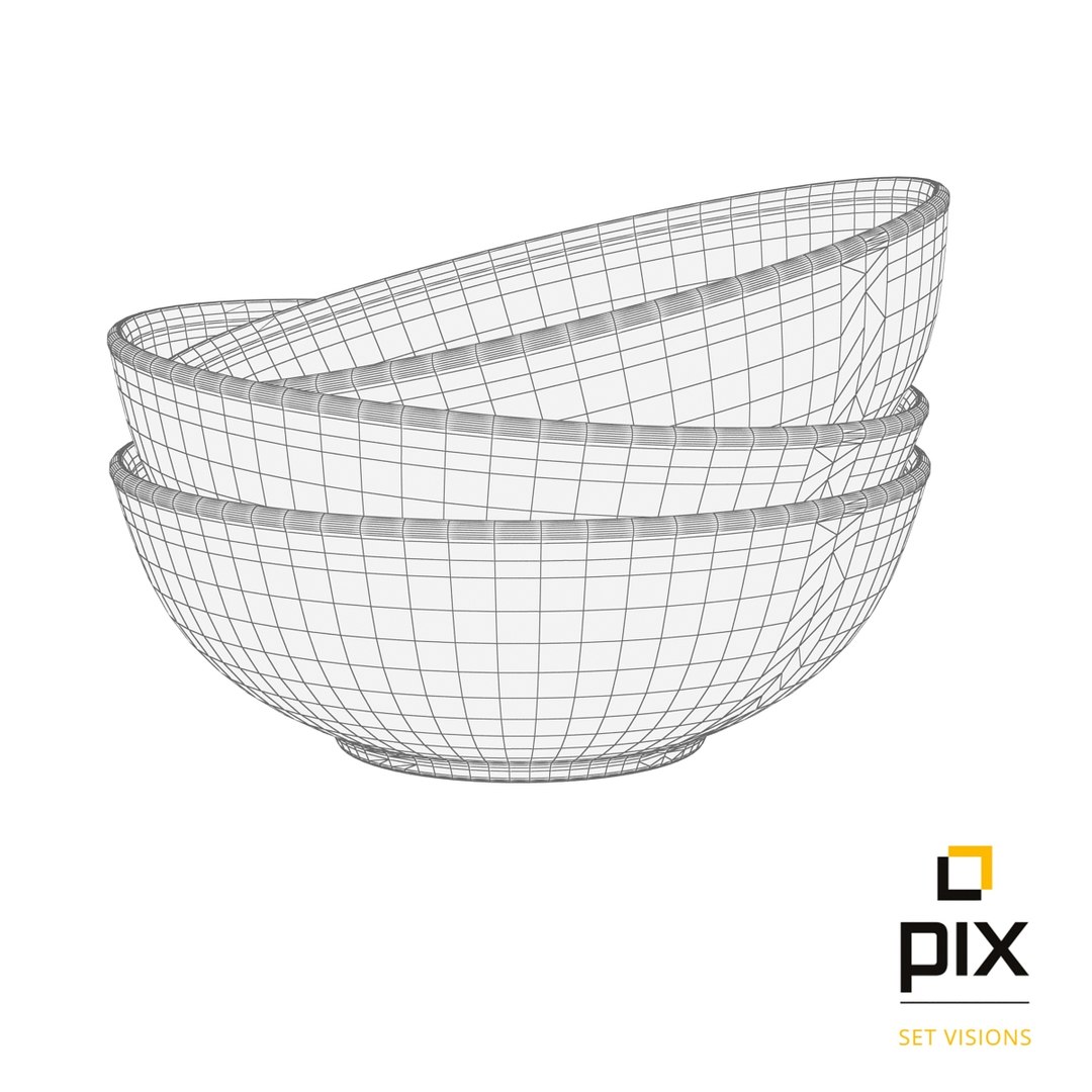 Stack Bowls 3d Max