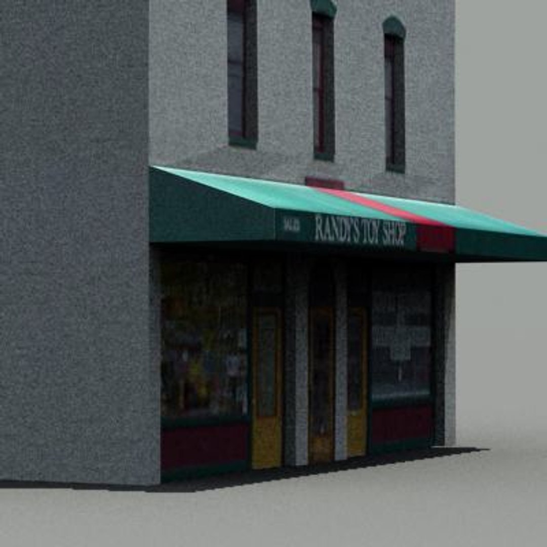 maya shops building 01