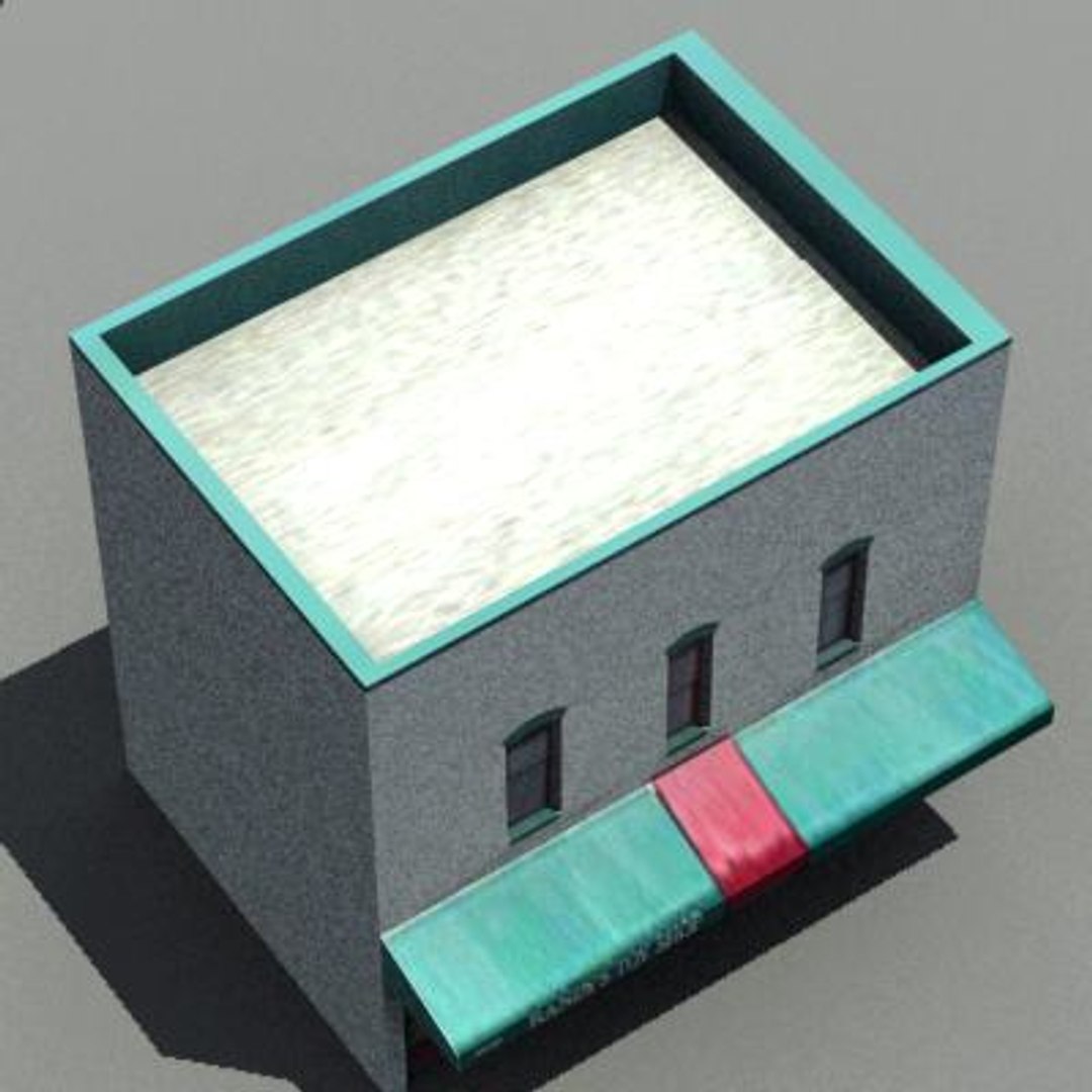 maya shops building 01