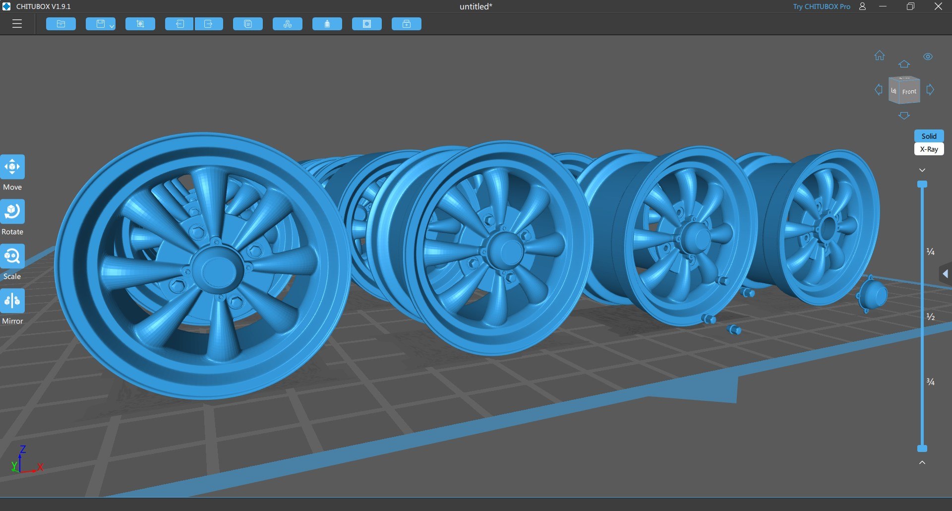 EMPI GT 8 Spoke Rim 3D Model - TurboSquid 2034883