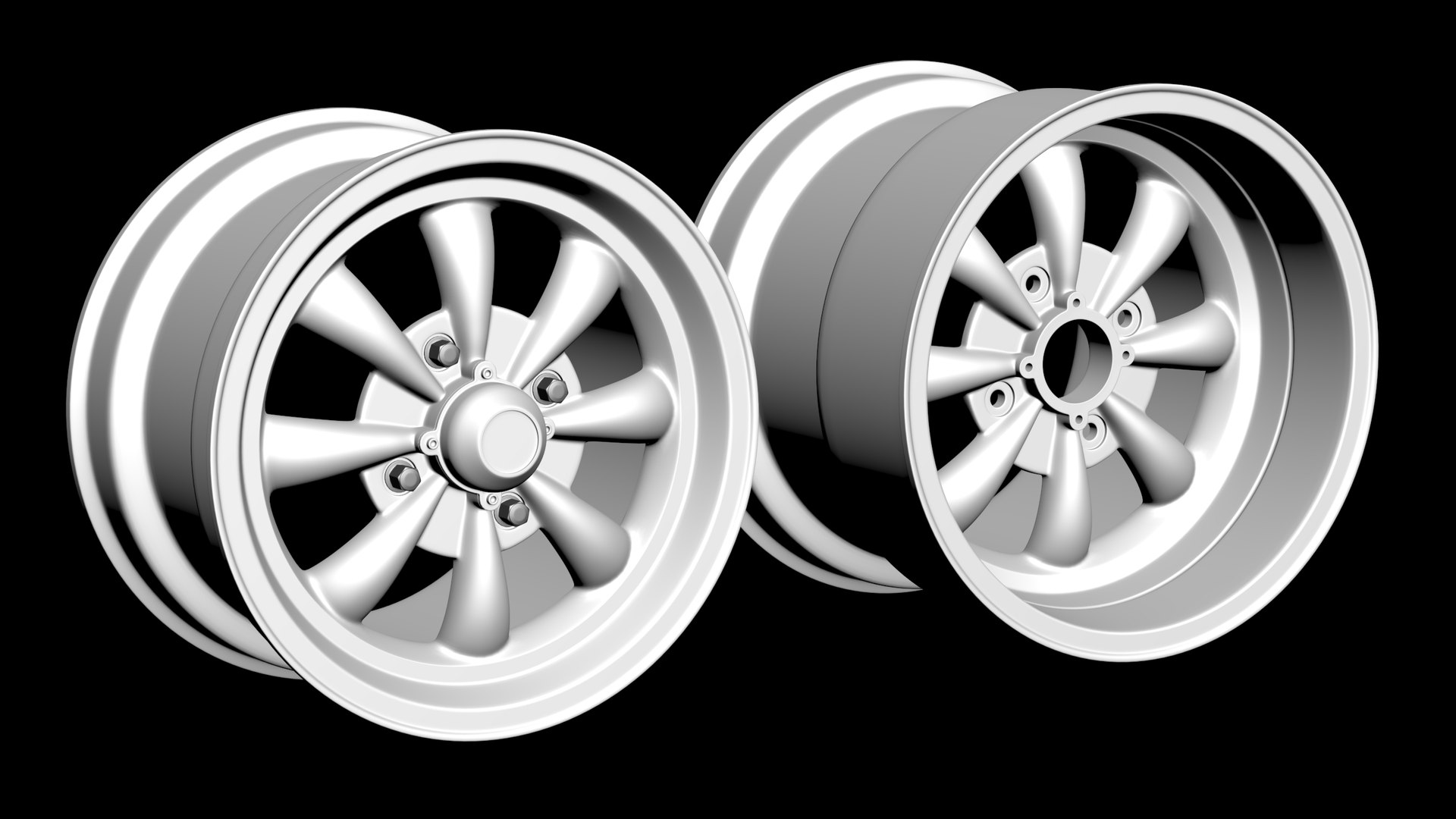 EMPI GT 8 Spoke Rim 3D Model - TurboSquid 2034883
