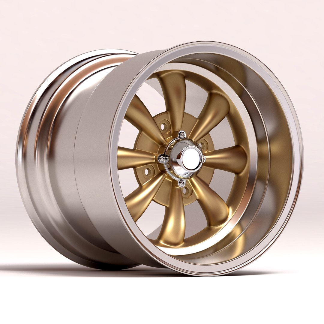 EMPI GT 8 Spoke Rim 3D Model - TurboSquid 2034883