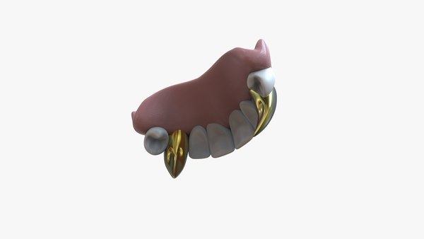 3D model Vampire Dentures - Fancy Accessory - TurboSquid 1855044