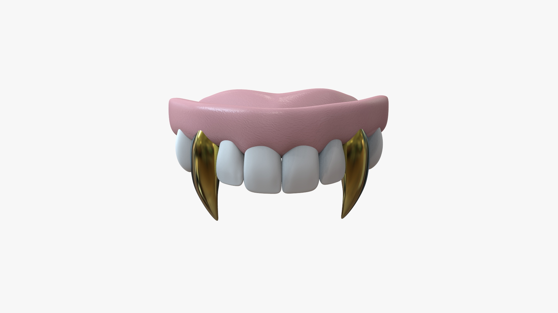 3D Model Vampire Dentures - Fancy Accessory - TurboSquid 1855044