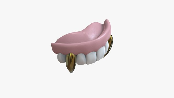 3D model Vampire Dentures - Fancy Accessory - TurboSquid 1855044