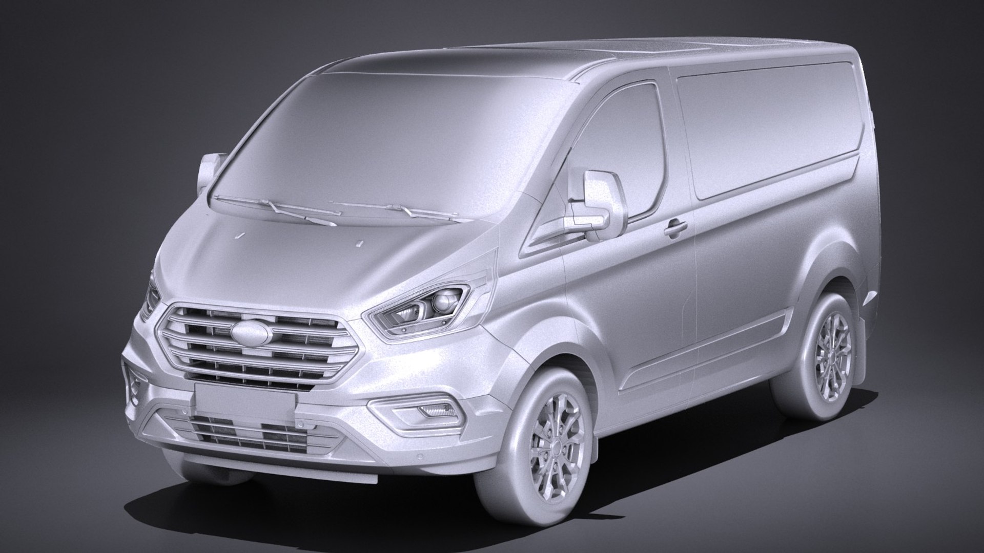 Transit 2018 Van 3D - TurboSquid 1283803