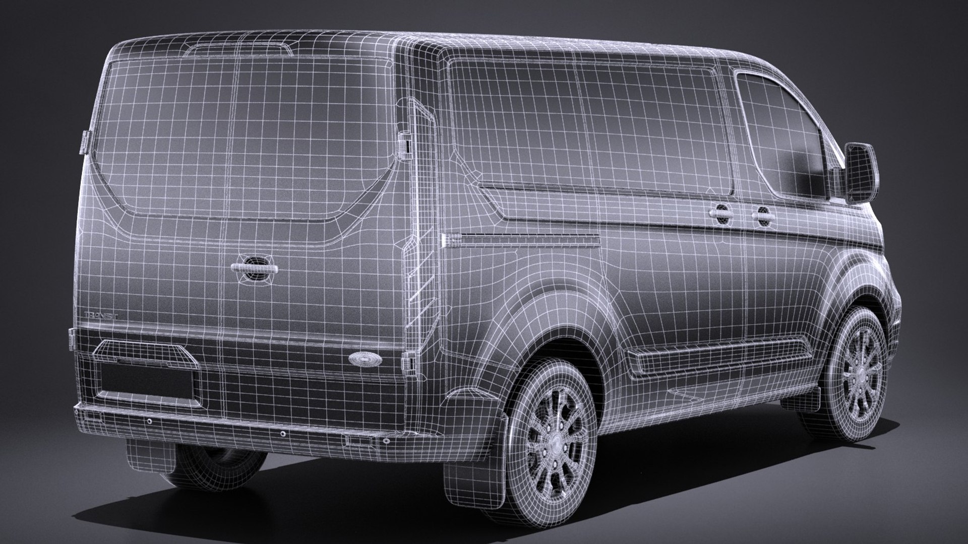 Transit 2018 Van 3D - TurboSquid 1283803