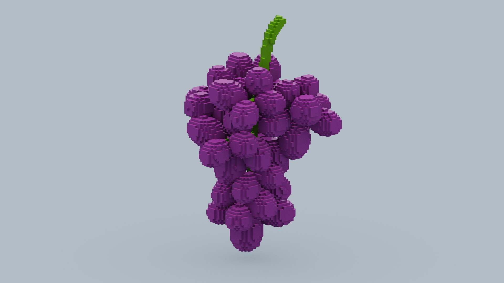 3D Voxel Grape Model - TurboSquid 1934352