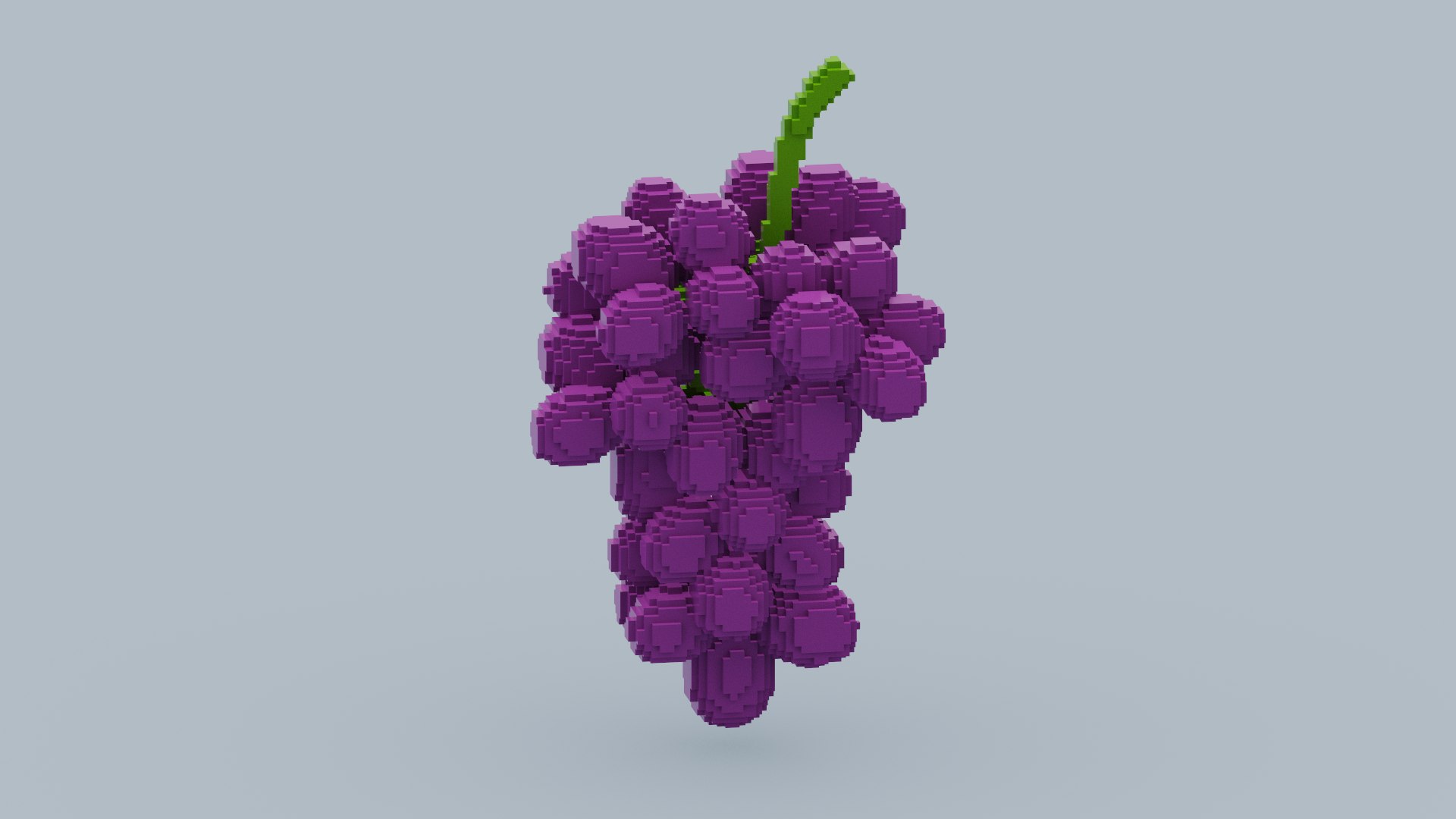 3D Voxel Grape Model - TurboSquid 1934352