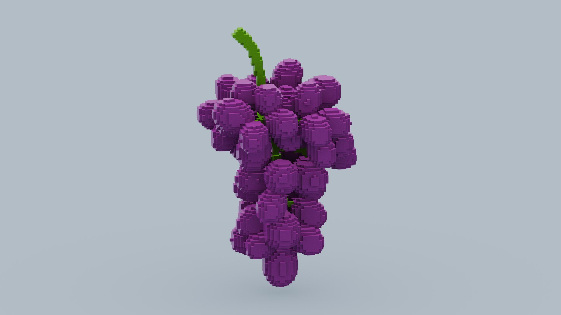 3D Voxel Grape Model - TurboSquid 1934352