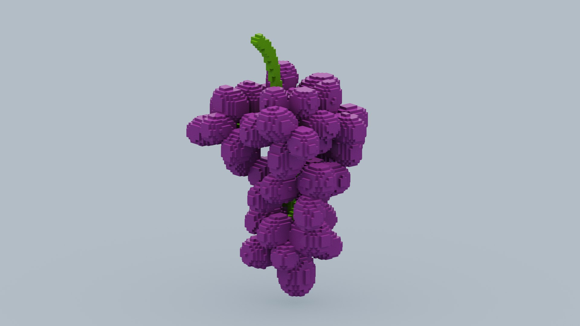3D Voxel Grape Model - TurboSquid 1934352