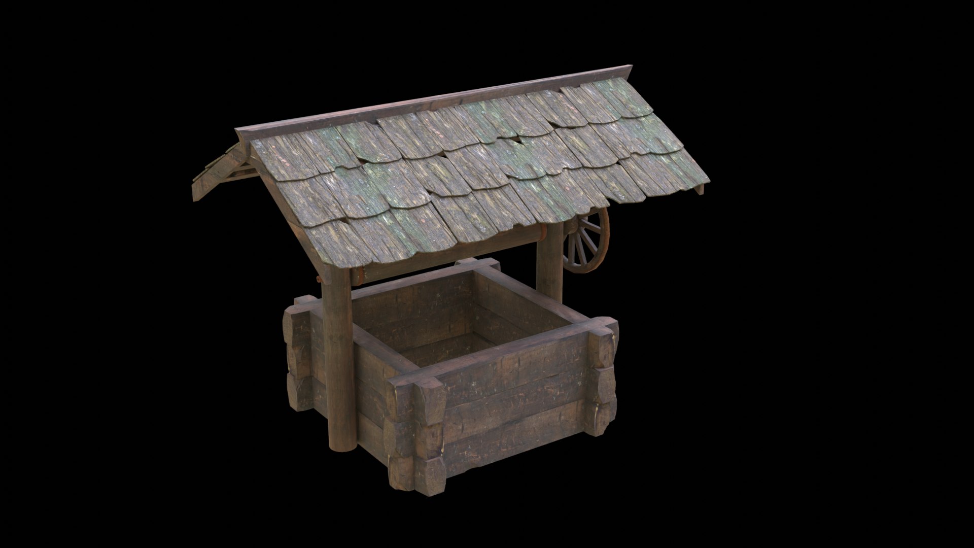 3D Old Well Game Ready - TurboSquid 1968326