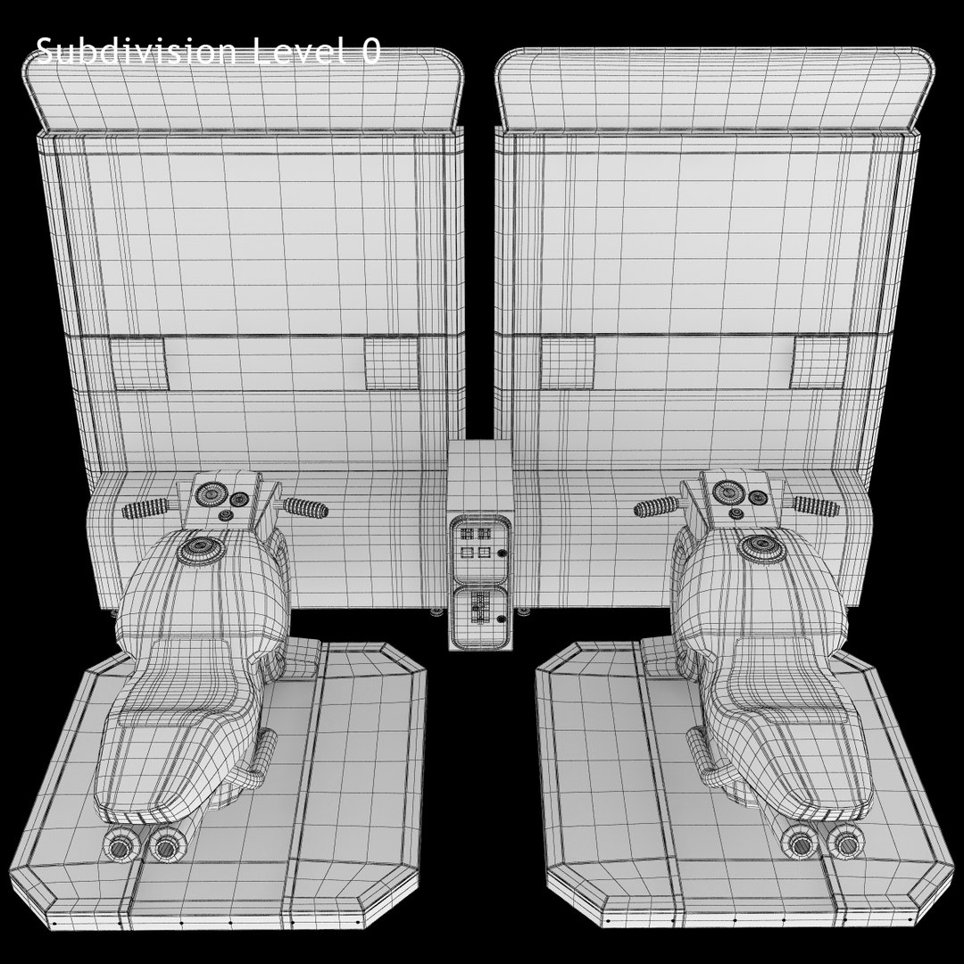 3d model simulator moto racing arcade machine