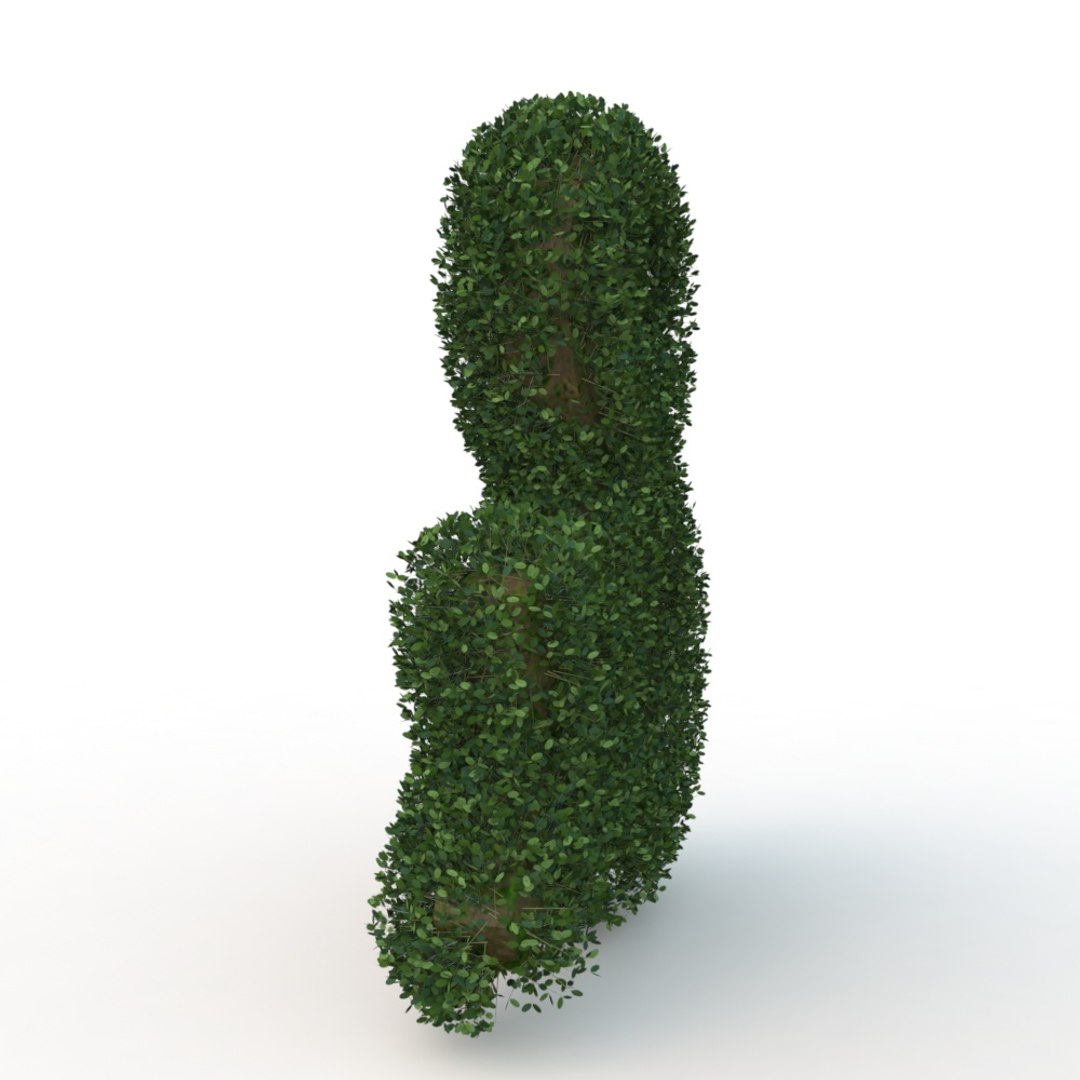 3D shaped hedge - TurboSquid 1453065