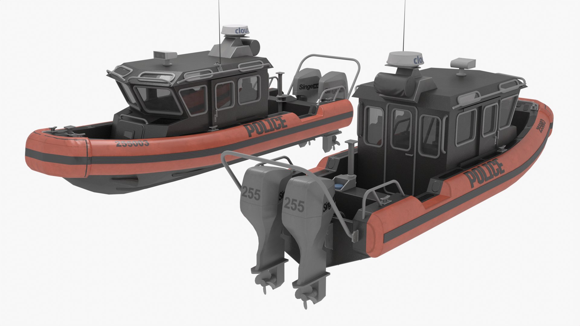 3D Model SAFE Boat Defender Class - TurboSquid 2228451
