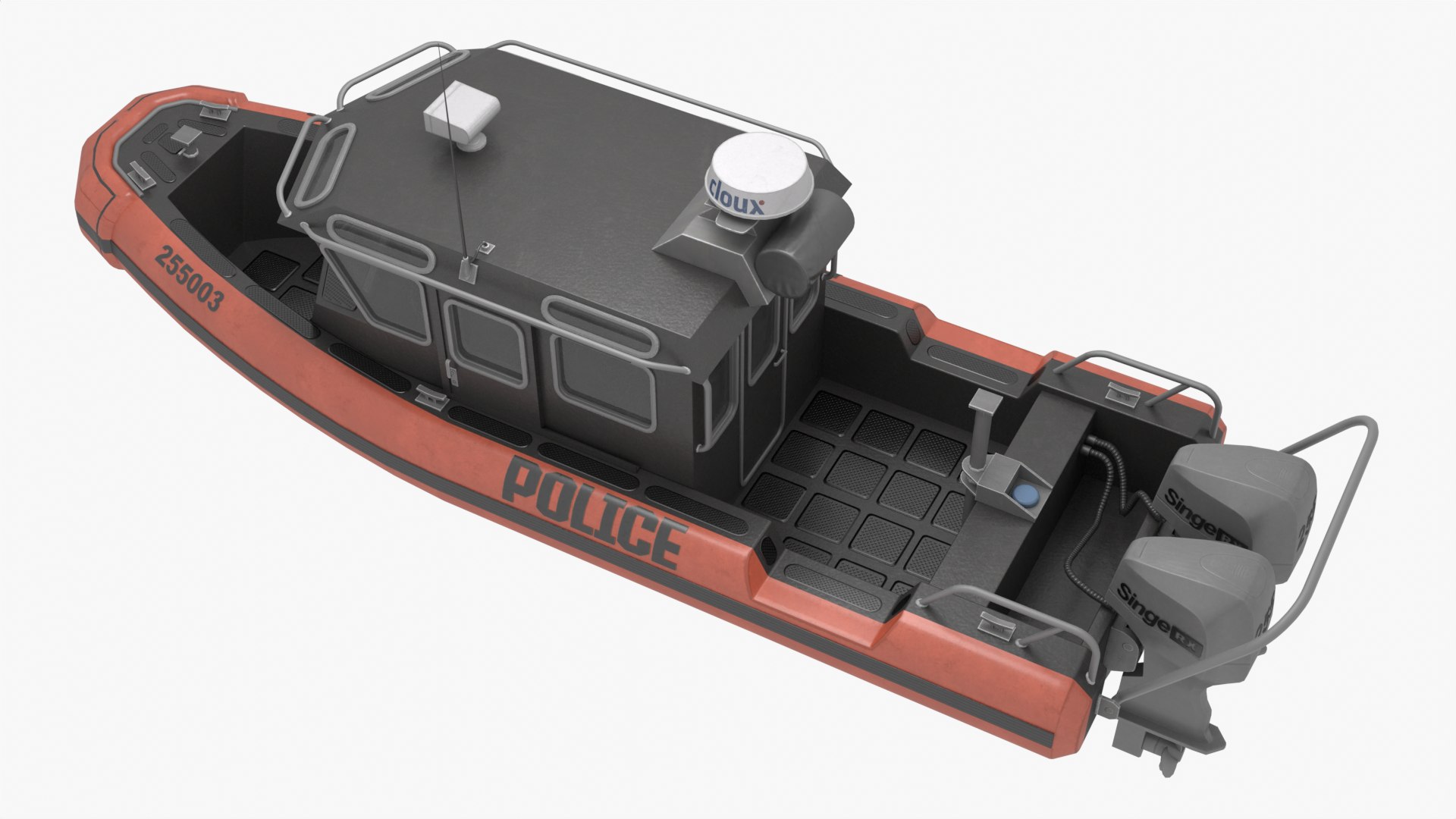 3D Model SAFE Boat Defender Class - TurboSquid 2228451