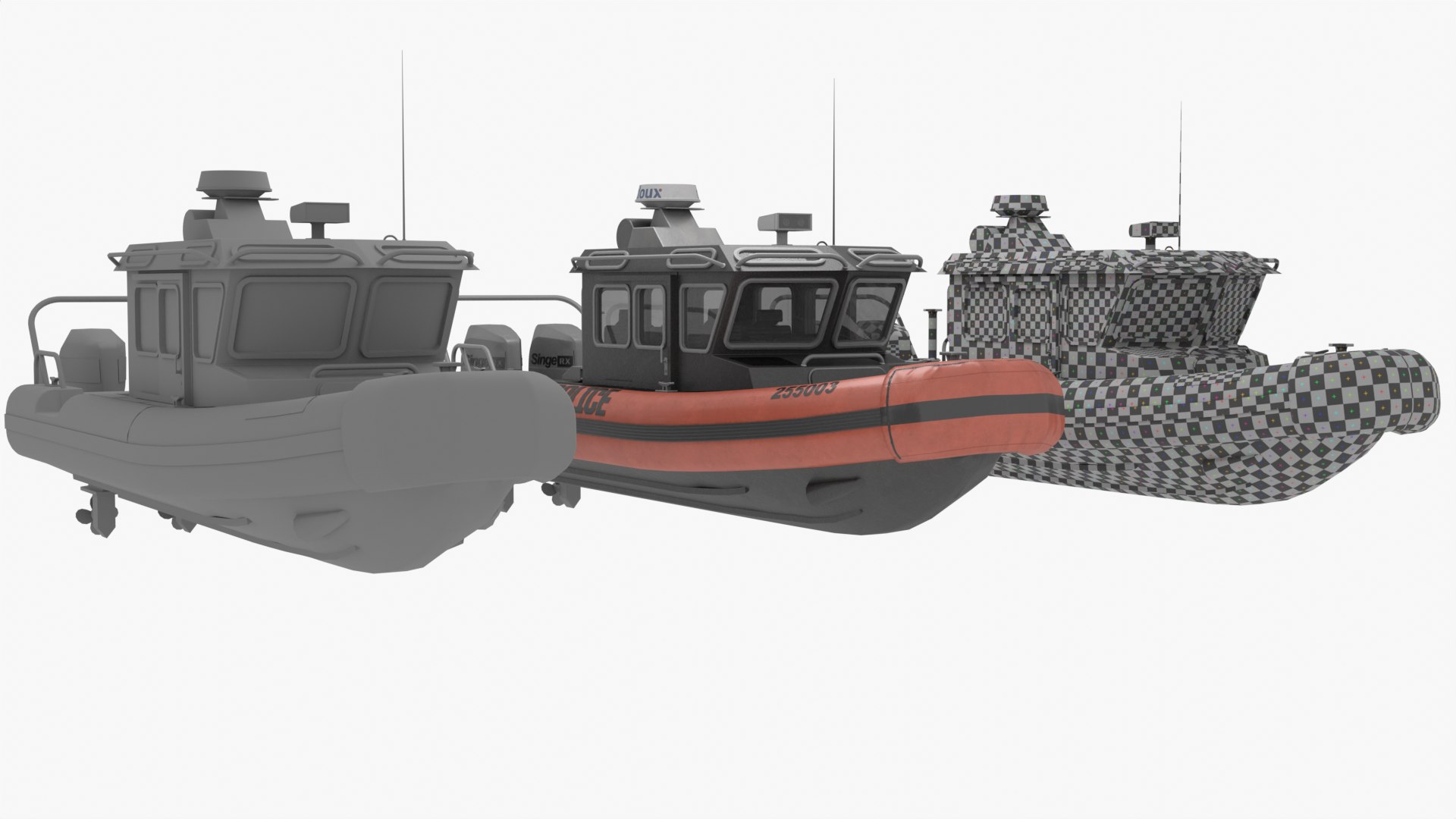 3D Model SAFE Boat Defender Class - TurboSquid 2228451