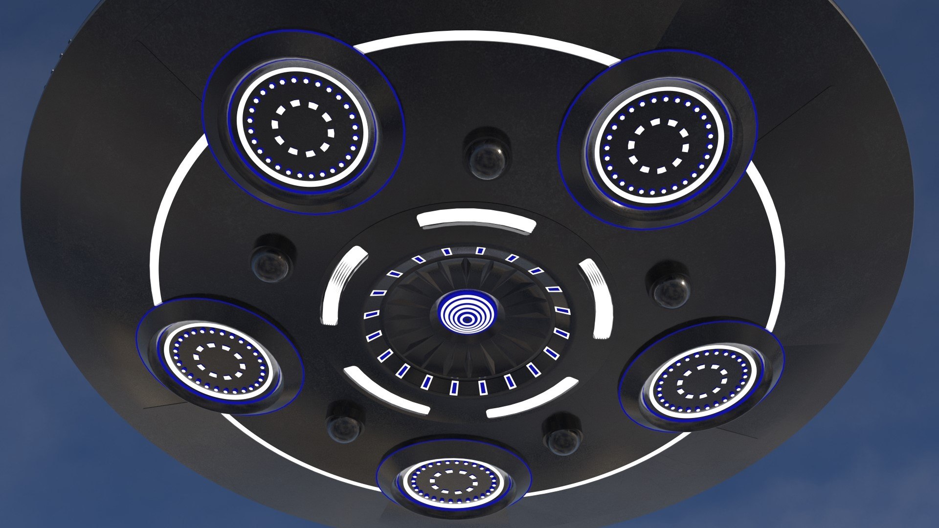 UFO Model 3D Model - TurboSquid 2202381