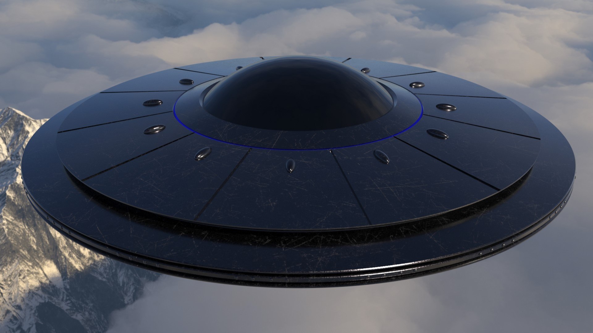 UFO Model 3D Model - TurboSquid 2202381