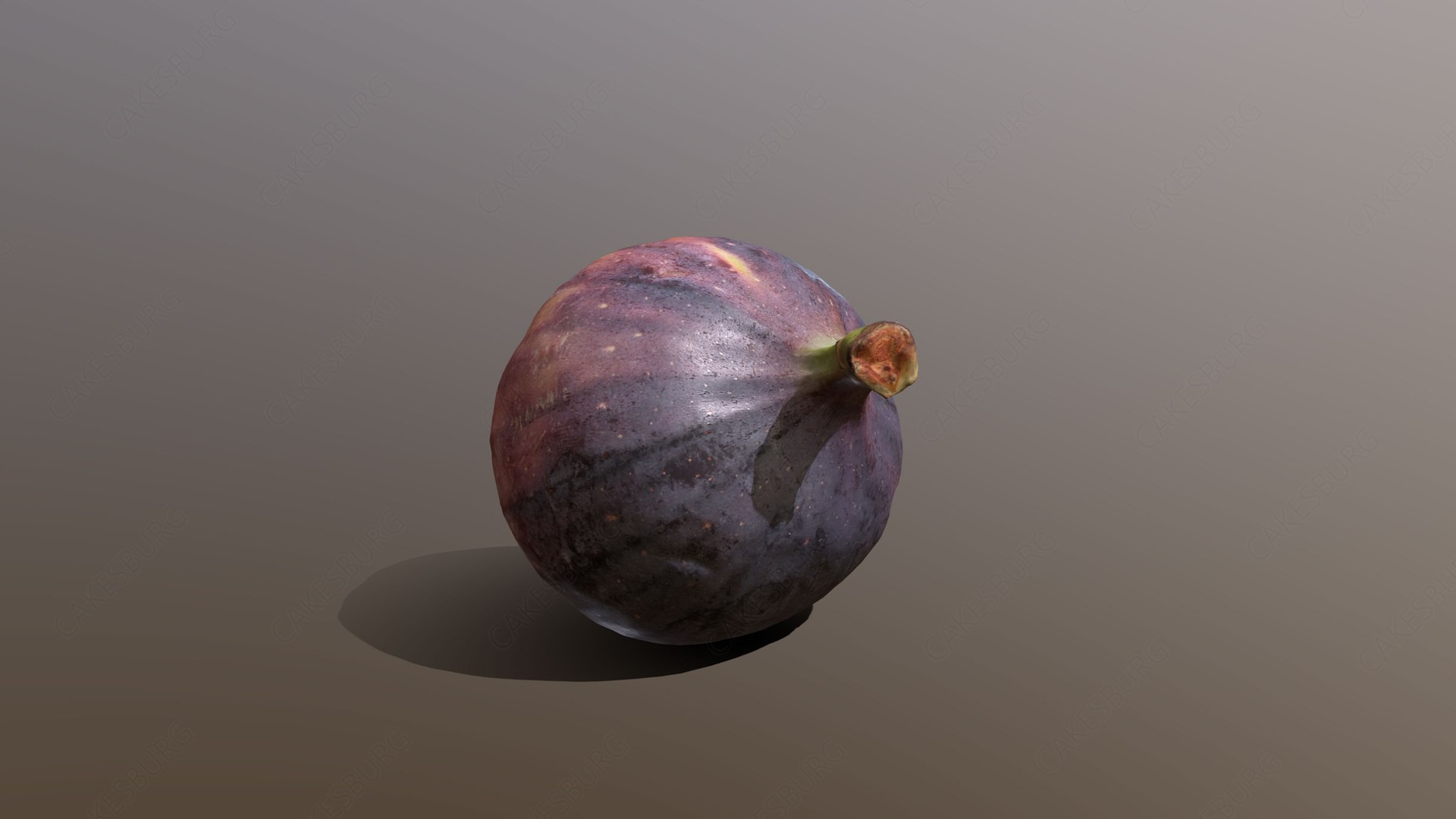 3D Model Turkish Black Bursa Fig - TurboSquid 1969187