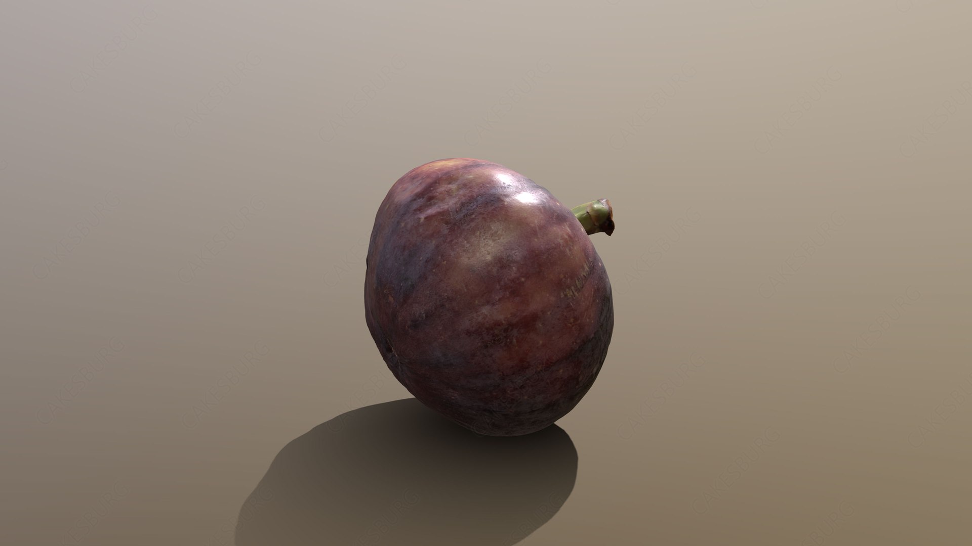 3D Model Turkish Black Bursa Fig - TurboSquid 1969187