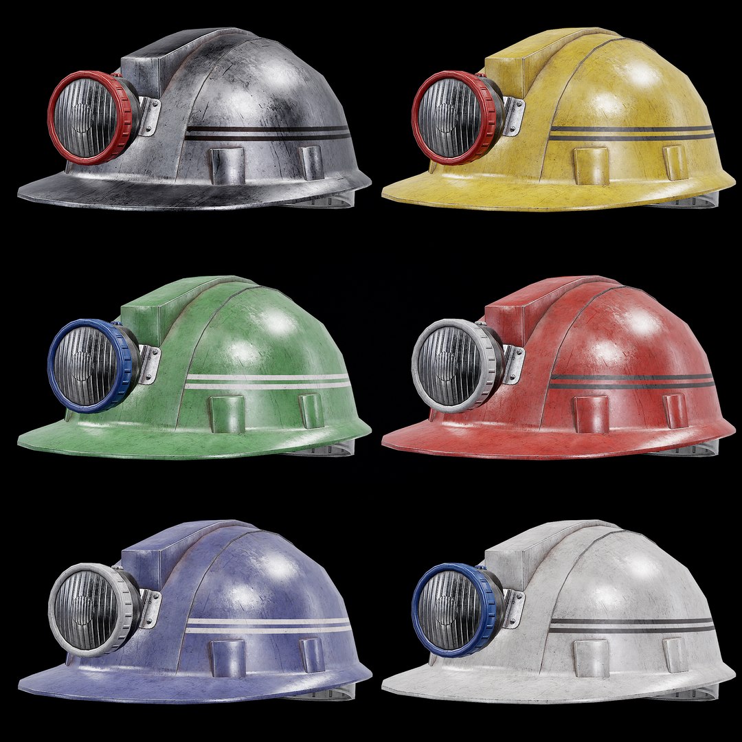 Mine Helmet 3D Model - TurboSquid 2073512