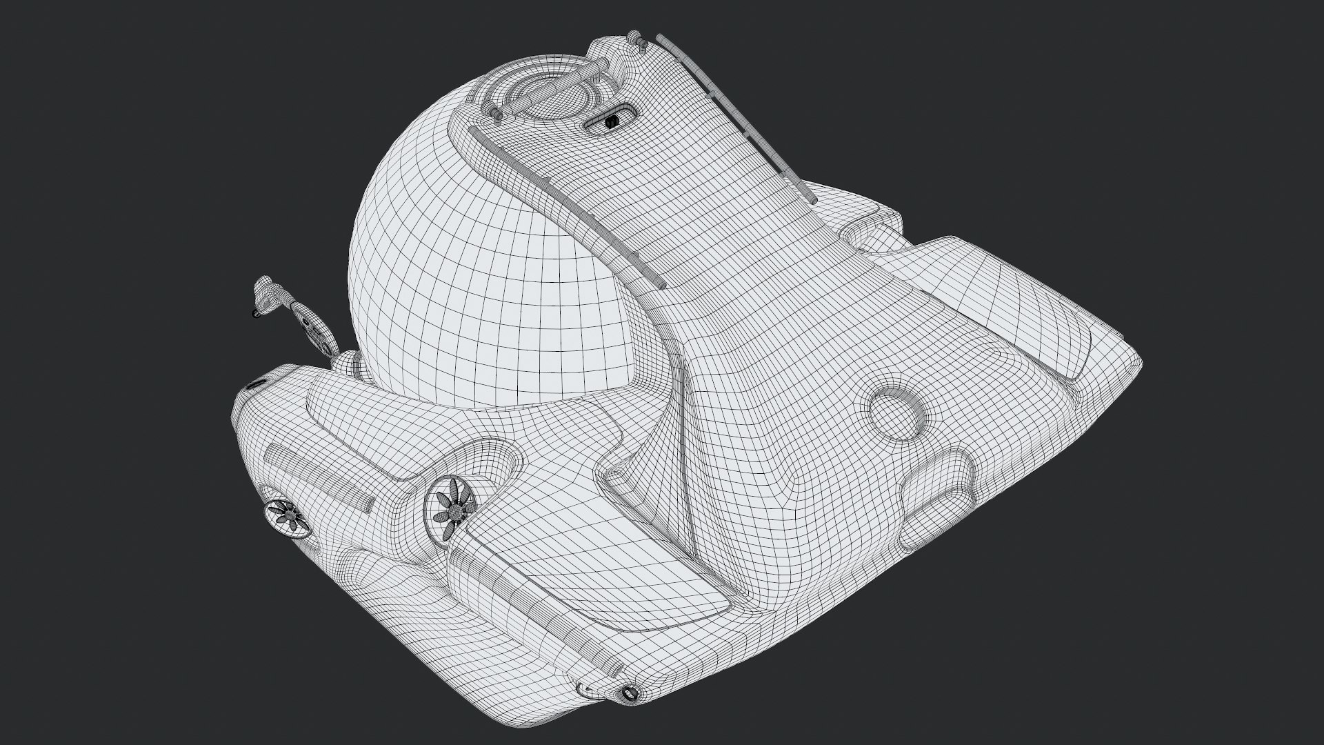 3D underwater mini u-boat c-researcher model - TurboSquid 1481064