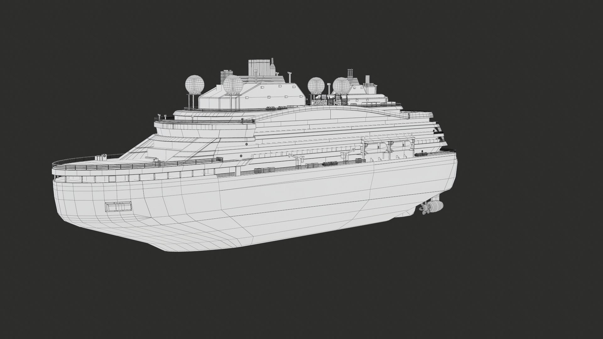 Ponant Cruise Icebreaker PBR - Le Commandant Charcot Model - TurboSquid ...