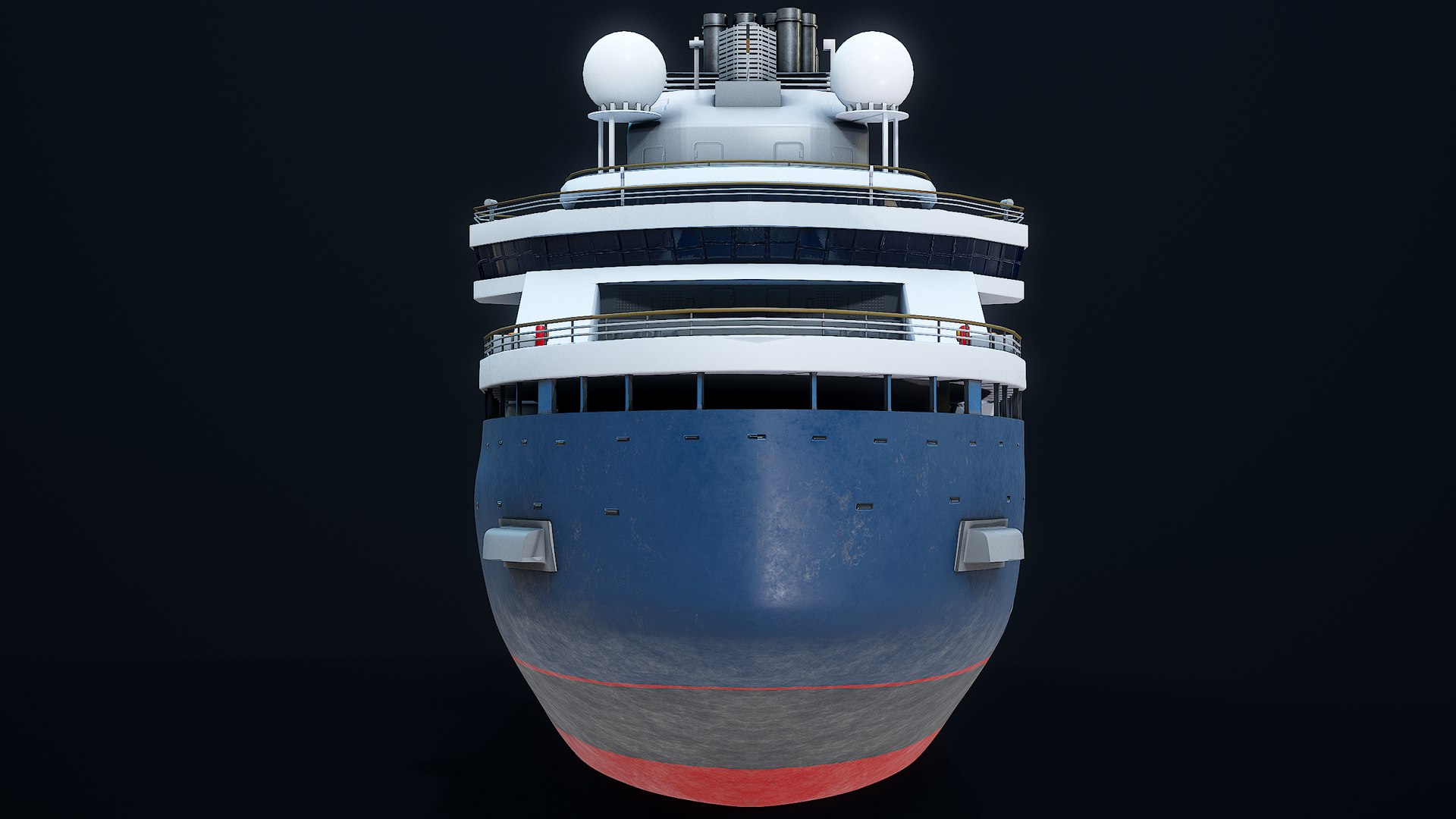 Ponant Cruise Icebreaker PBR - Le Commandant Charcot Model - TurboSquid ...