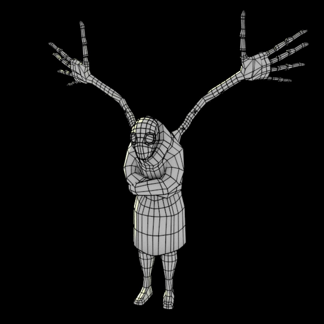 3d Fbx Terror Character