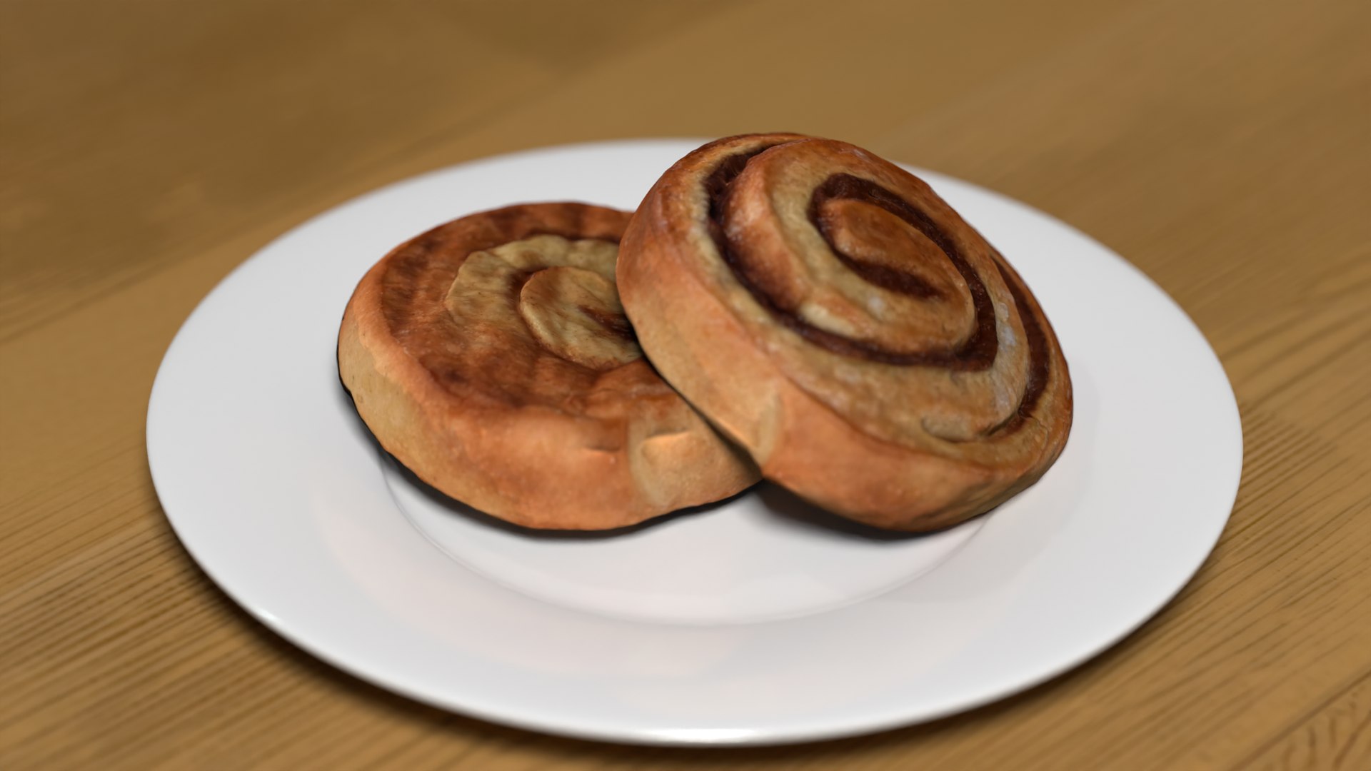 Cinnamon Rolls model - TurboSquid 2120628
