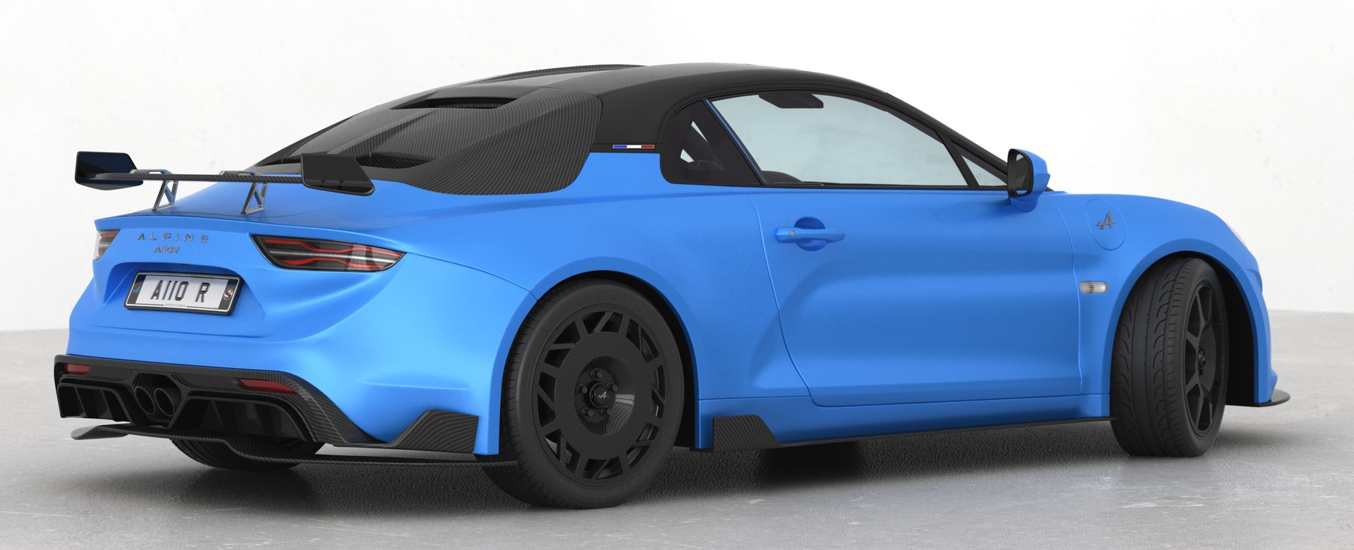 3D Alpine A110 R 2023 Opening doors and trunk - TurboSquid 2080864