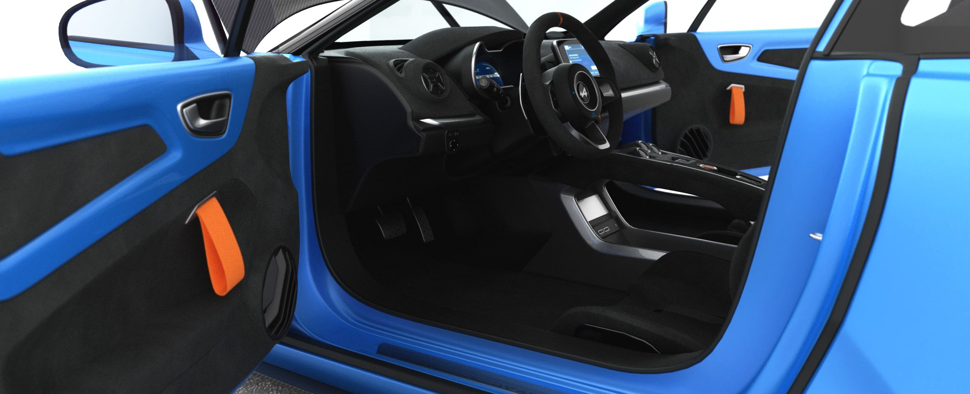 3D Alpine A110 R 2023 Opening doors and trunk - TurboSquid 2080864