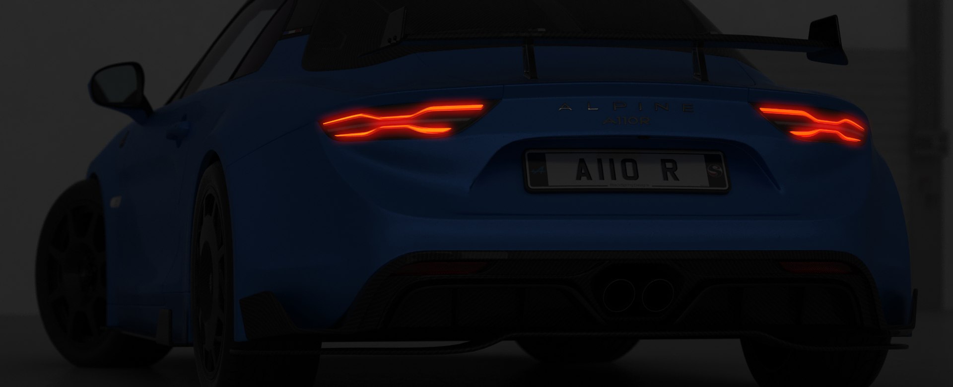 3D Alpine A110 R 2023 Opening doors and trunk - TurboSquid 2080864