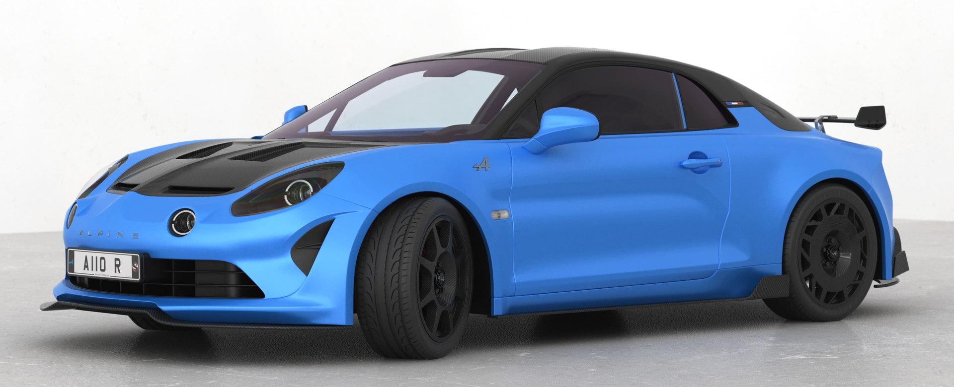 3D Alpine A110 R 2023 Opening doors and trunk - TurboSquid 2080864