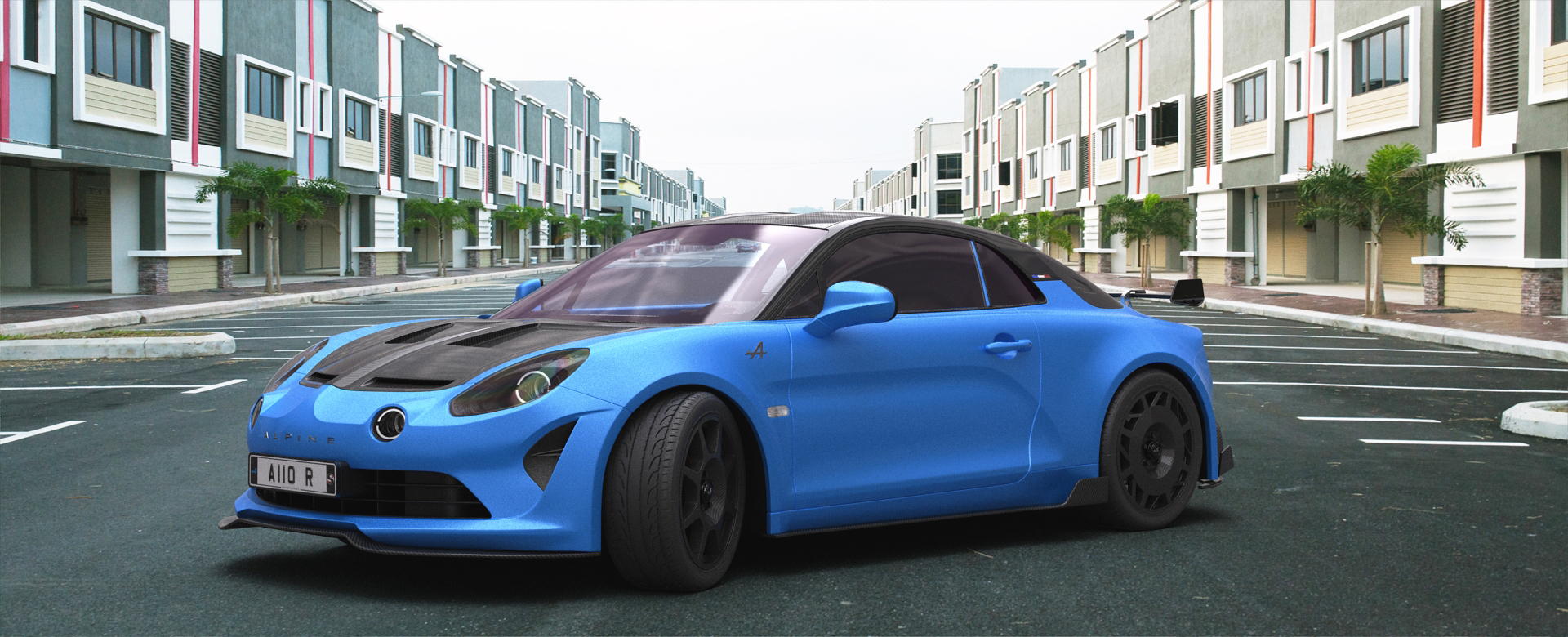 3D Alpine A110 R 2023 Opening Doors And Trunk - TurboSquid 2080864