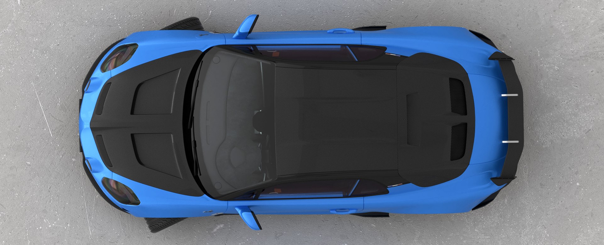 3D Alpine A110 R 2023 Opening doors and trunk - TurboSquid 2080864
