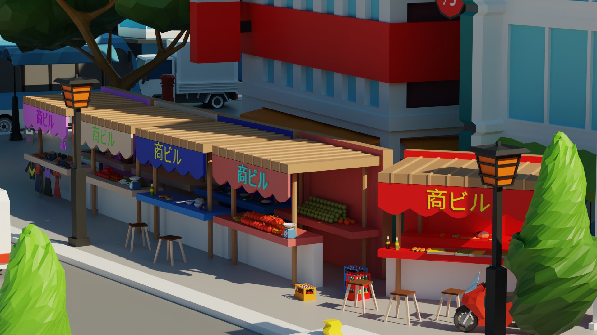 Low Poly Tokyo Japan City 3D - TurboSquid 2291885