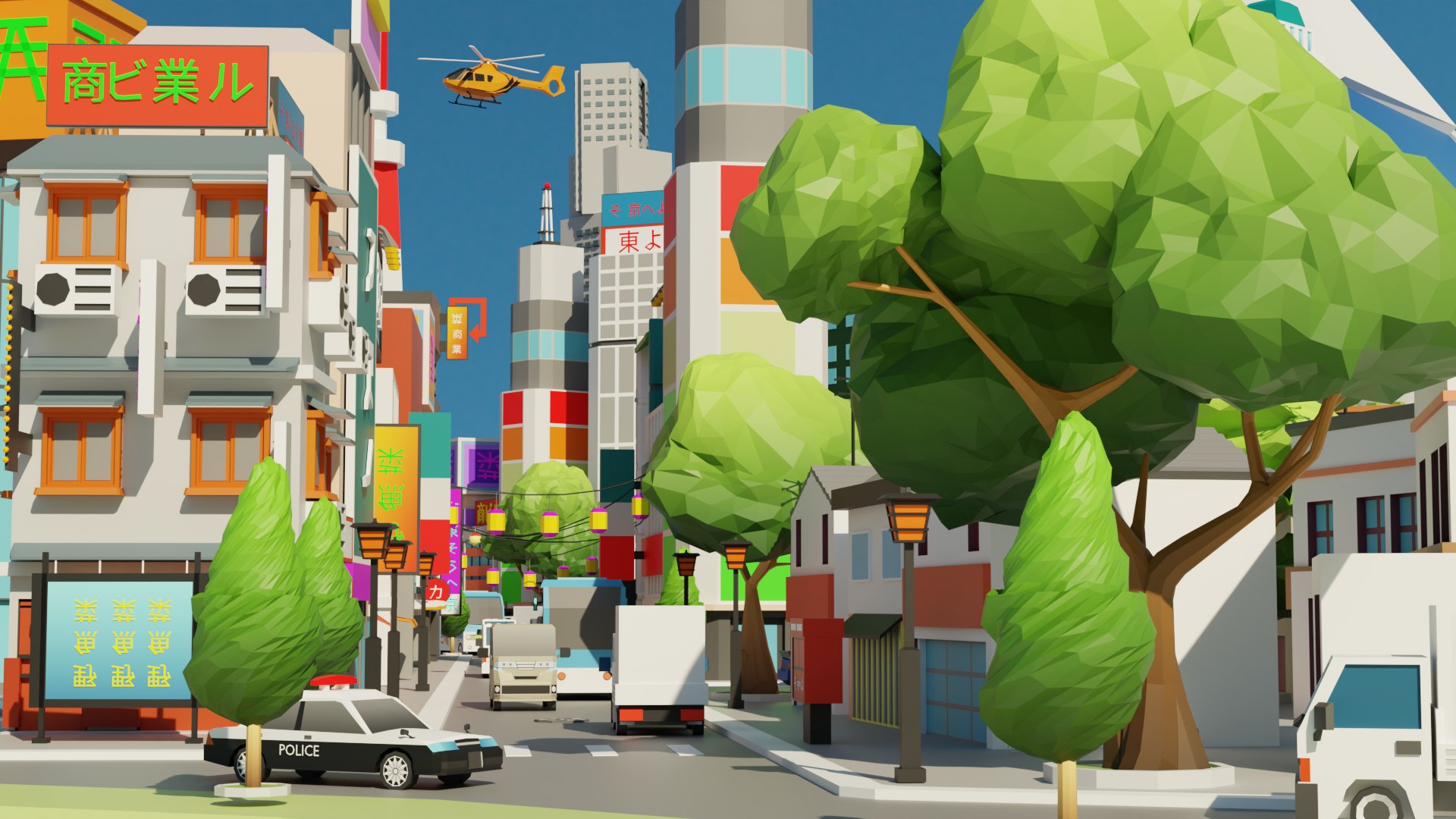 Low Poly Tokyo Japan City 3D - TurboSquid 2291885